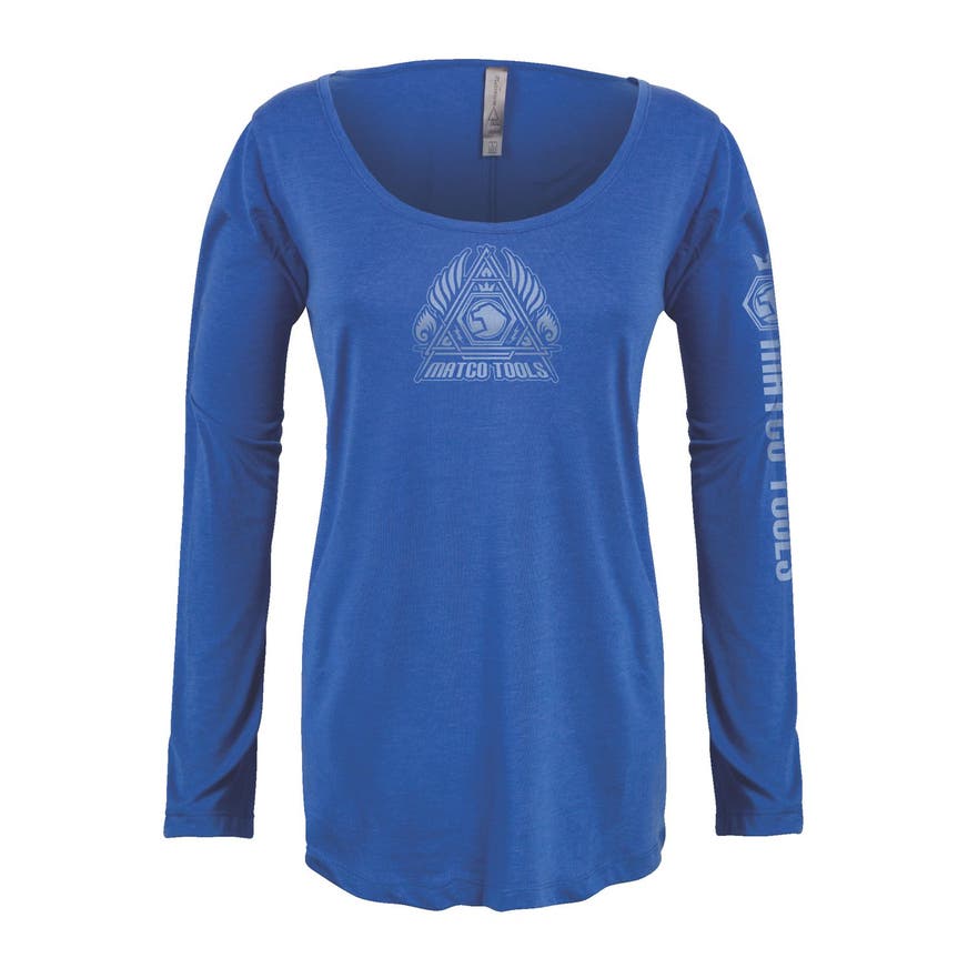 LADIES LONG SLEEVE PLATINUM SCOOP T-SHIRT - XL PDLS81XL | Matco Tools