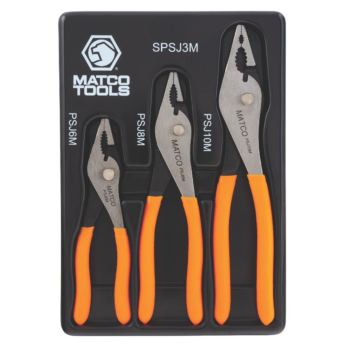 3 PIECE SLIP JOINT PLIERS SET SPSJ3M | Matco Tools