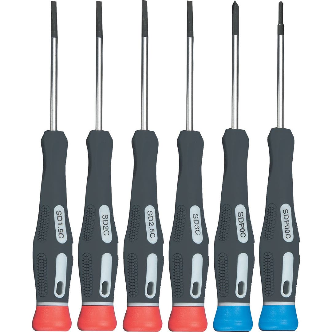 6 PIECE PRECISION SCREWDRIVER SET SDE6C | Matco Tools