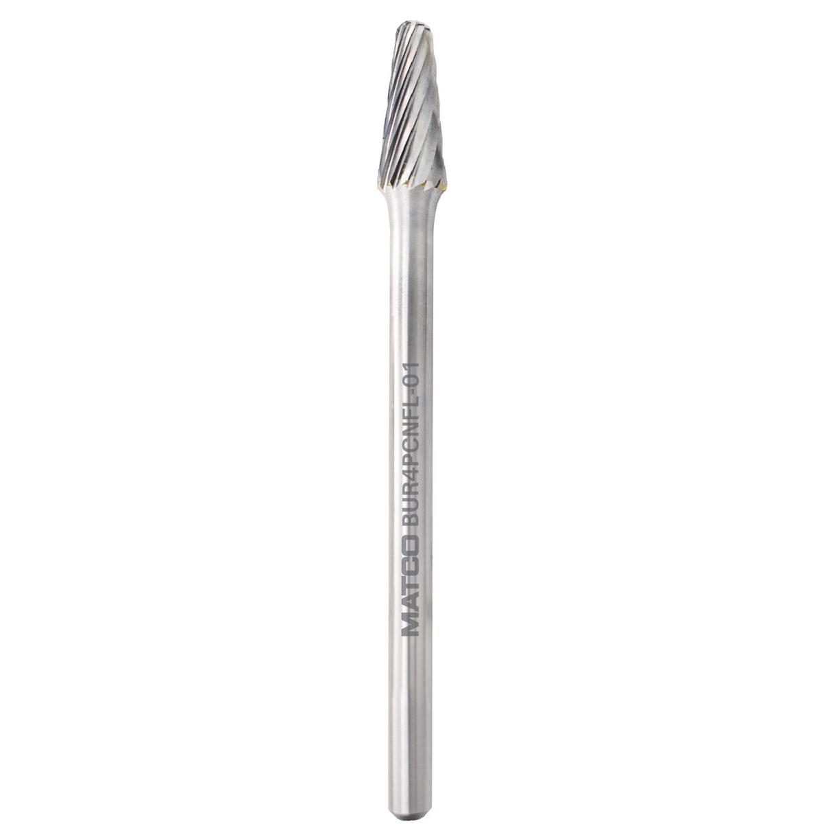 4.5" TAPER RADIUS SHAPE SL-3 BUR4PCNFL-01 | Matco Tools