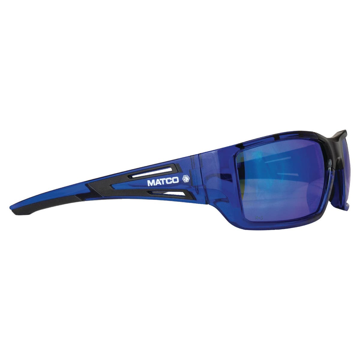 FORCEFLEX SAFETY GLASSES BLUE FULL FRAME WITH BLUE LENSES FF5BTBL ...