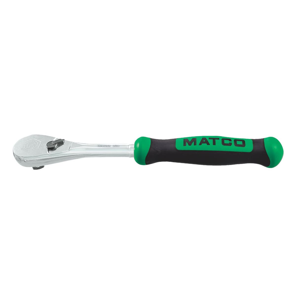 3/8" DRIVE 8-3/4" EIGHTY8 TOOTH FIXED RATCHET WITH ERGO HANDLE - GREEN ...