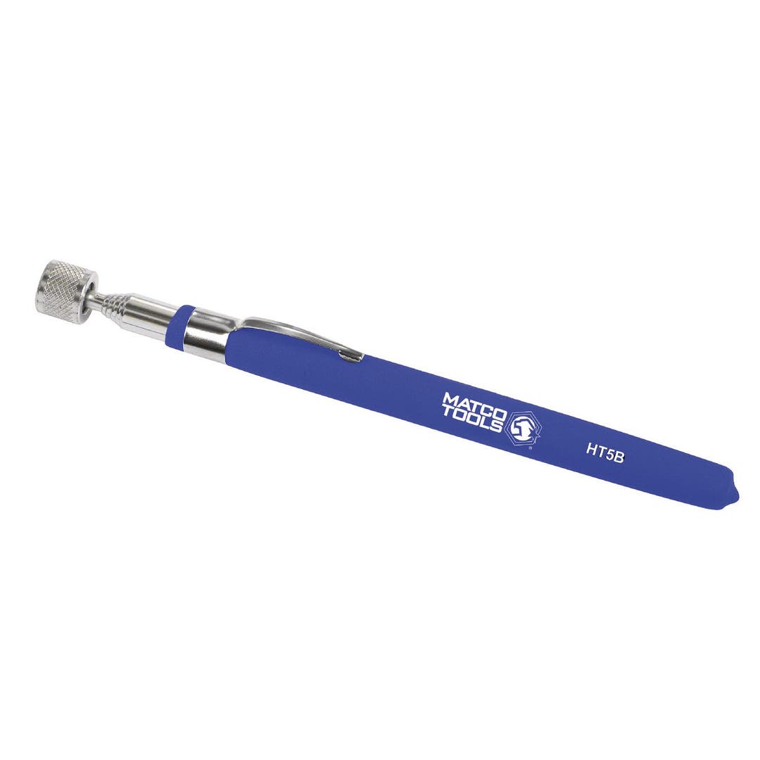 POCKET SIZE TELESCOPIC MAGNETIC PICK-UP TOOL WITH POWERCAP AND BLUE ...