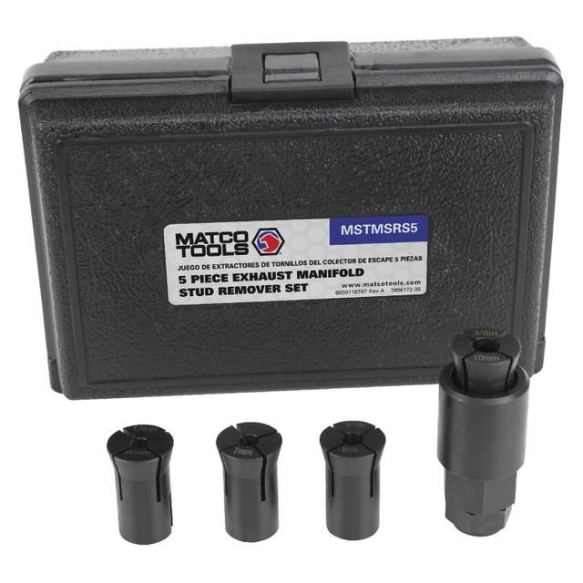 5 PIECE EXHAUST MANIFOLD STUD REMOVER SET MSTMSRS5 | Matco Tools