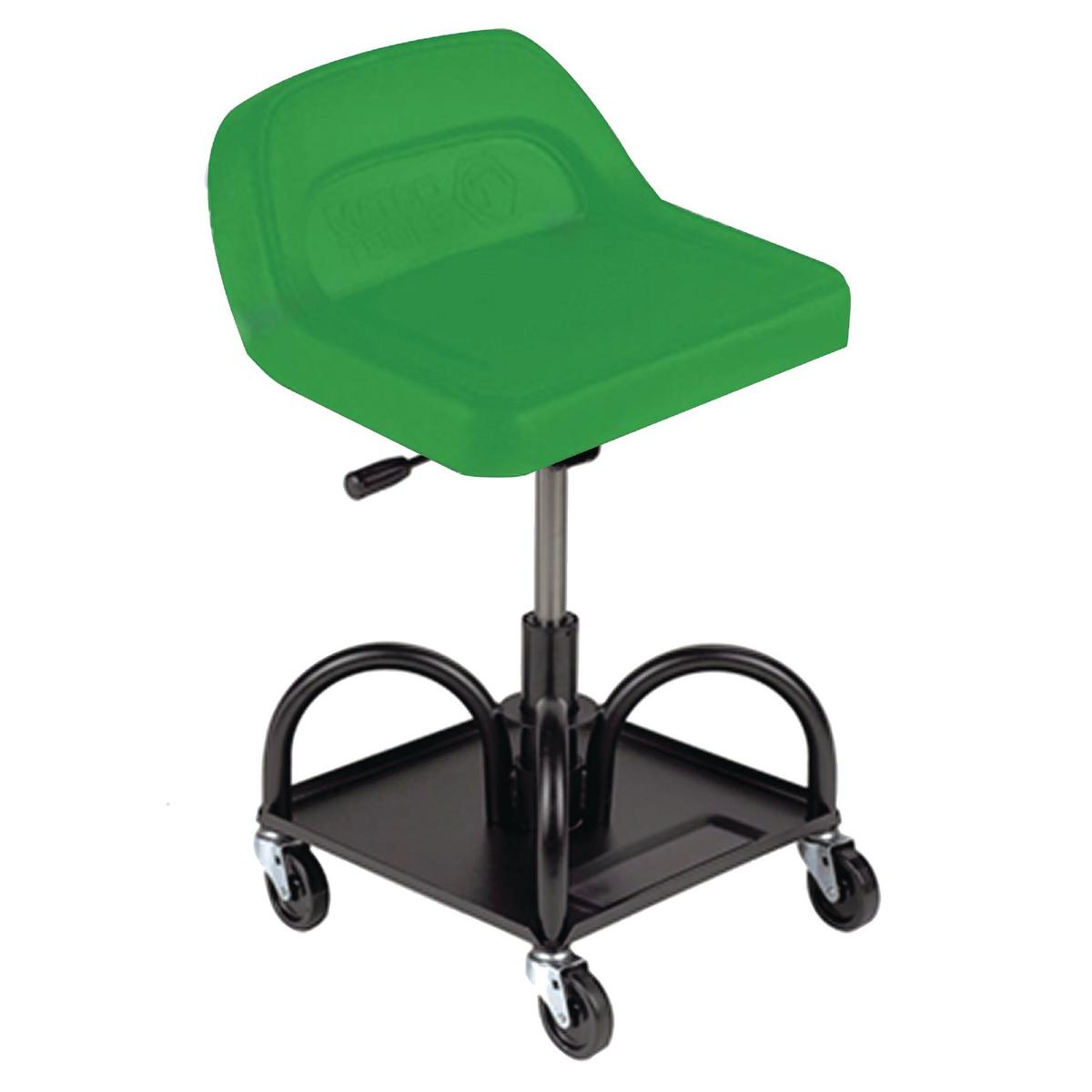 ADJUSTABLE HIGH BACK PADDED MECHANIC'S SEAT - GREEN CS4DAHGR | Matco Tools