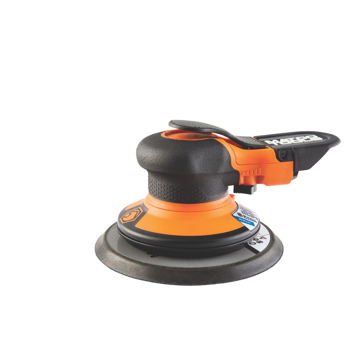 3/16" RANDOM ORBITAL PNEUMATIC LOW NOISE 6" PALM SANDER - ORANGE ...