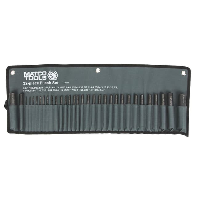 32 PIECE TRANSFER PUNCH SET TPS32 | Matco Tools