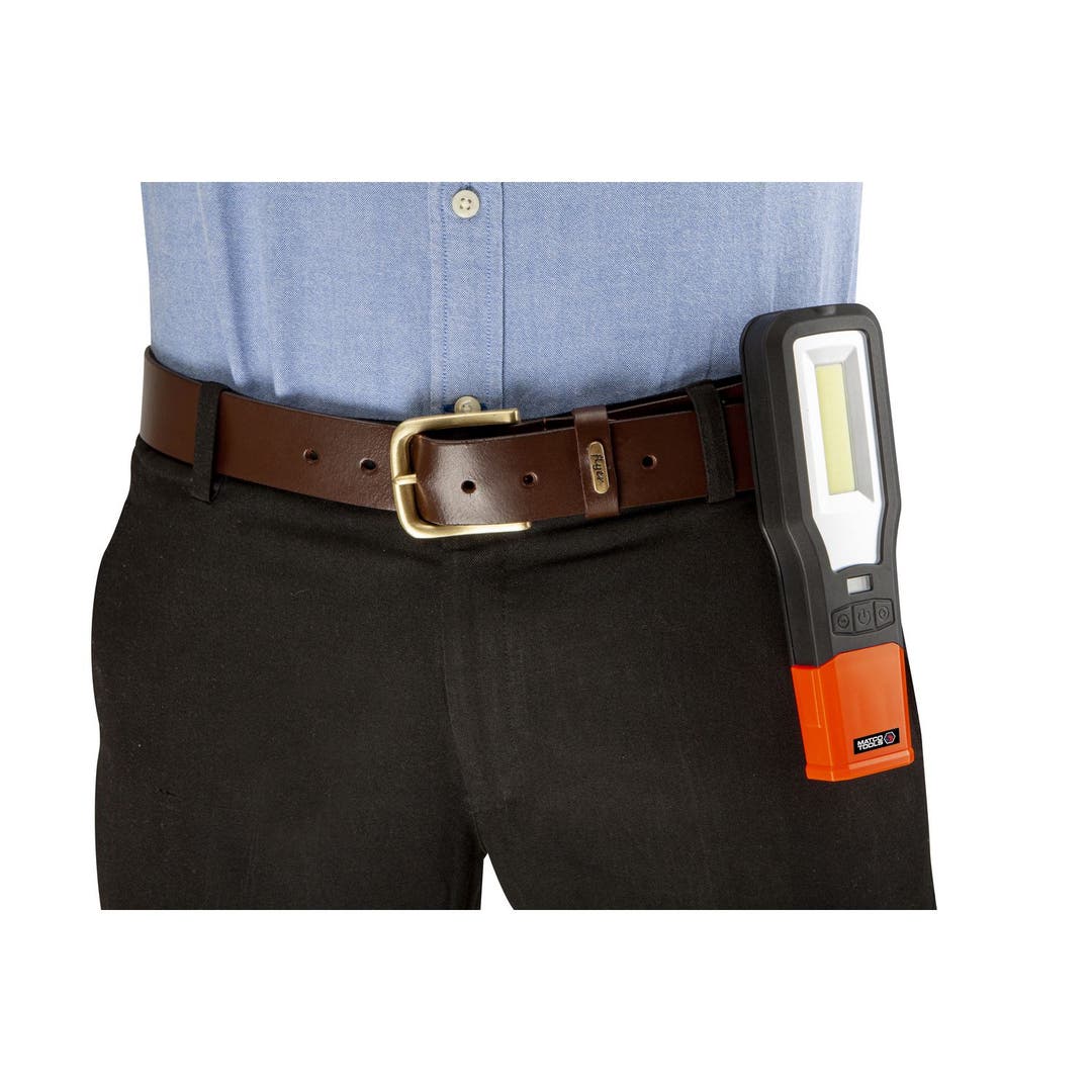 10W COB 360° SWIVEL RECHARGEABLE WORKLIGHT WITH UV LIGHT-ORANGE MWLHHUV ...