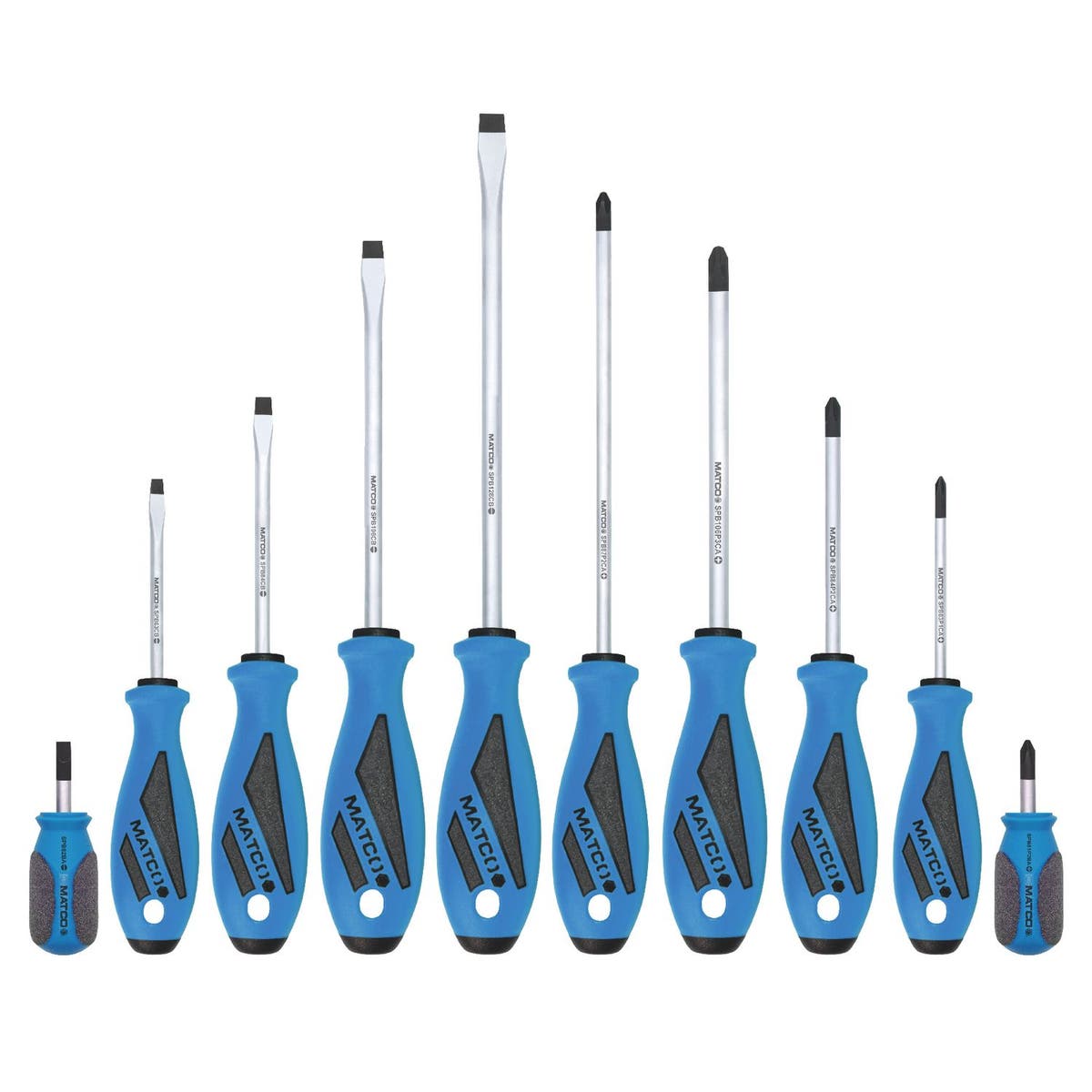 10 PIECE TOP TORQUE II SCREWDRIVER SET - BLUE SSPCB10C | Matco Tools