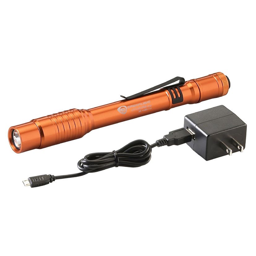 STREAMLIGHT STYLUS PRO 350 LUMENS USB RECHARGEABLE PENLIGHT-ORANGE ...