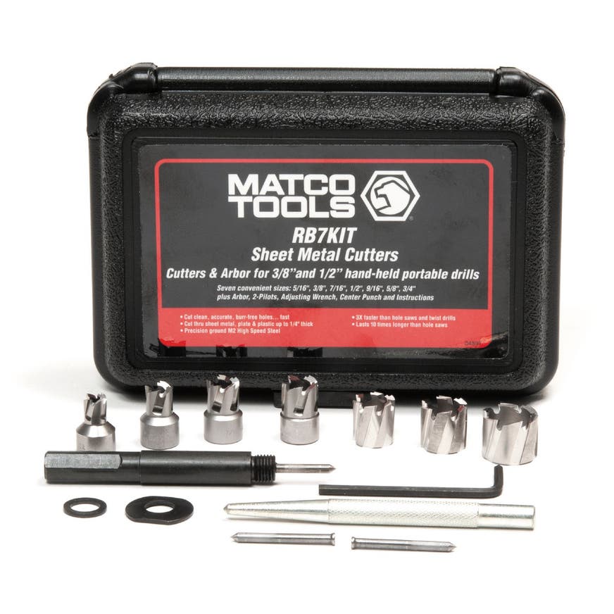 7 PIECE ROTOBROACH CUTTING KIT RB7KIT | Matco Tools