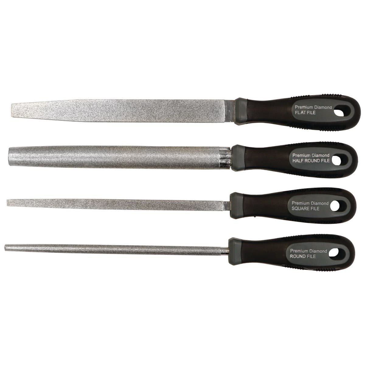 4 PIECE 8" DIAMOND FILE SET DFS8 | Matco Tools