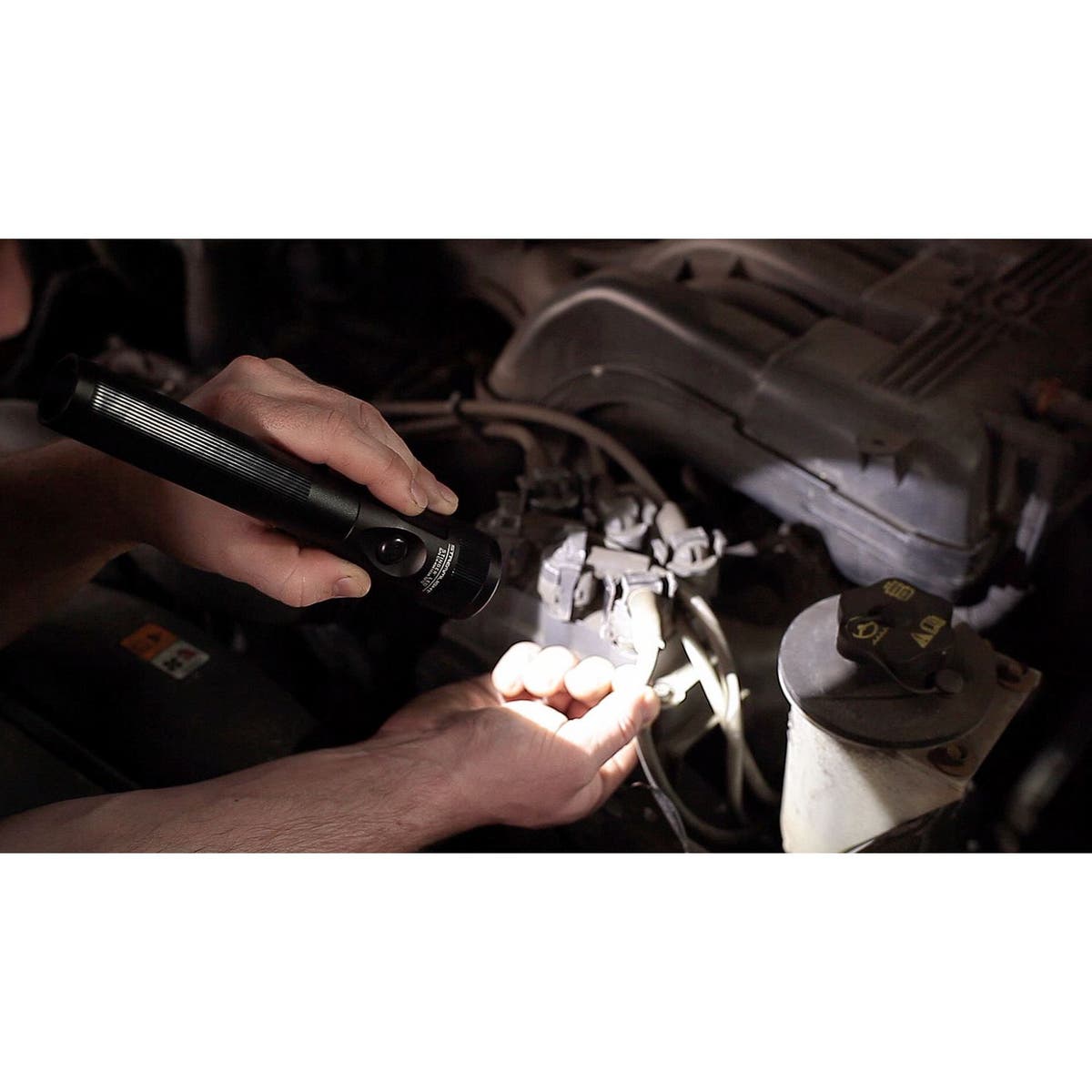 STREAMLIGHT STINGER 450 LUMENS LED RECHARGEABLE FLASHLIGHT WITH ...