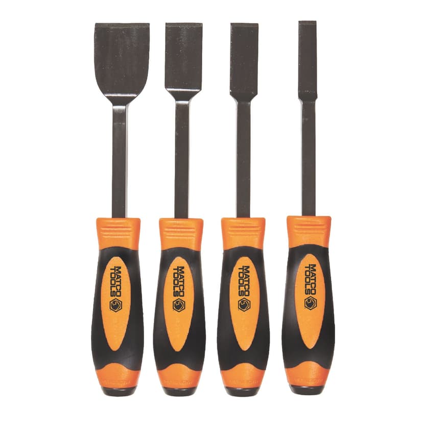 4 PIECE 10" LONG SCRAPER SET - ORANGE SCS4MB | Matco Tools