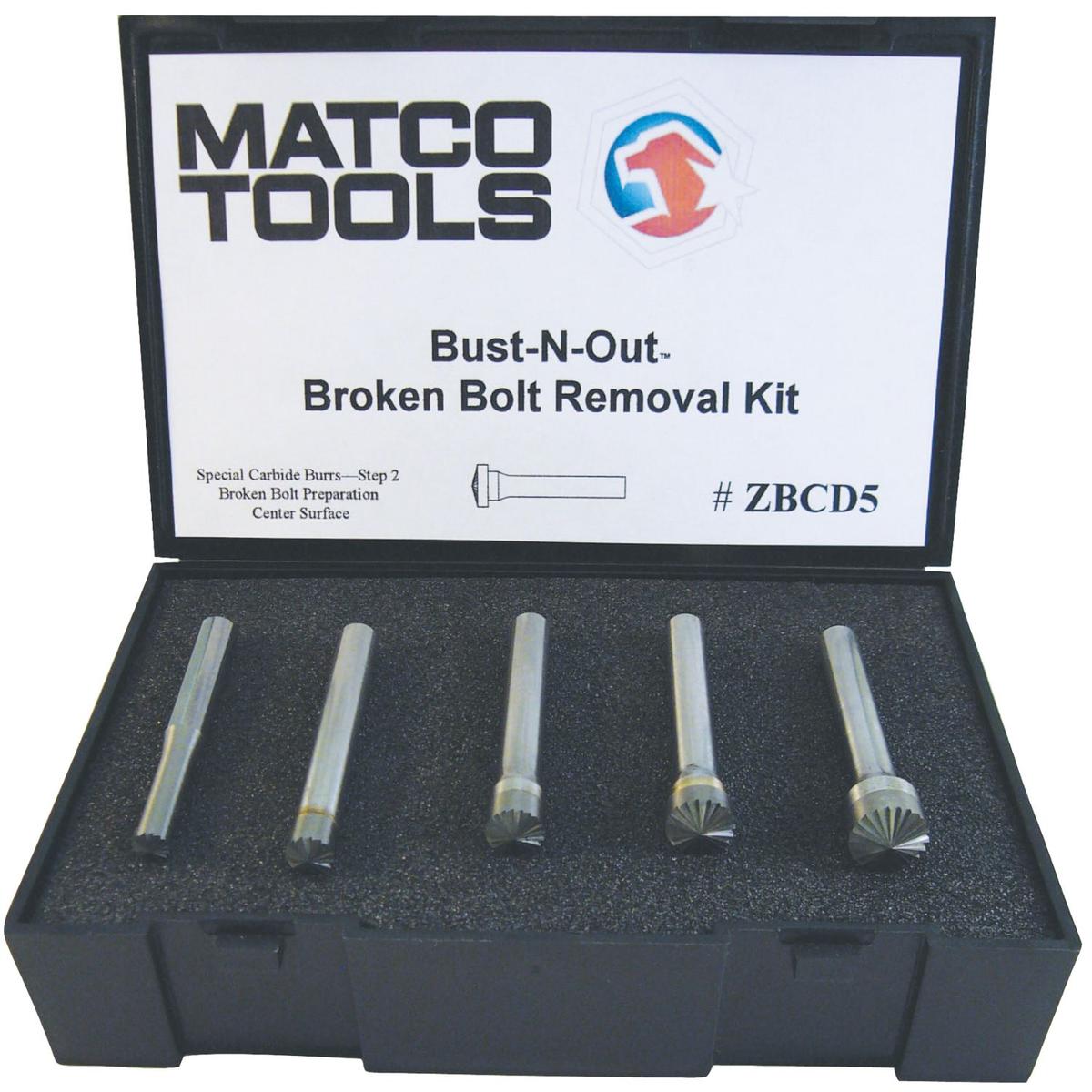 5 PIECE BUST-N-OUT SET STEP 2 ZBCD5 | Matco Tools