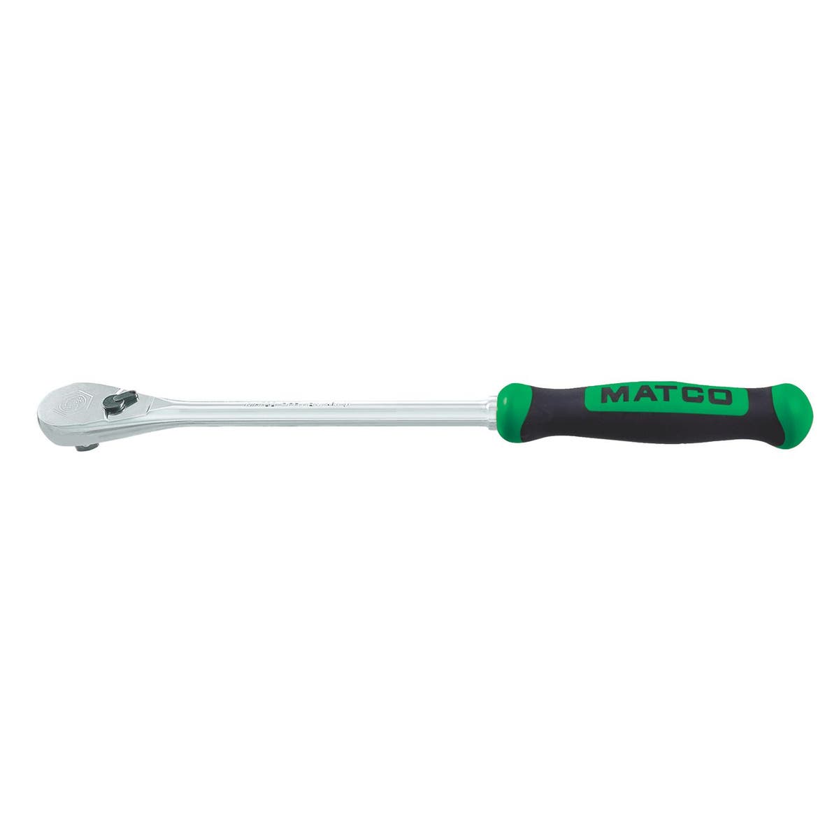 1/4" DRIVE 8-3/4" EIGHTY8 TOOTH FIXED RATCHET WITH ERGO HANDLE - GREEN ...
