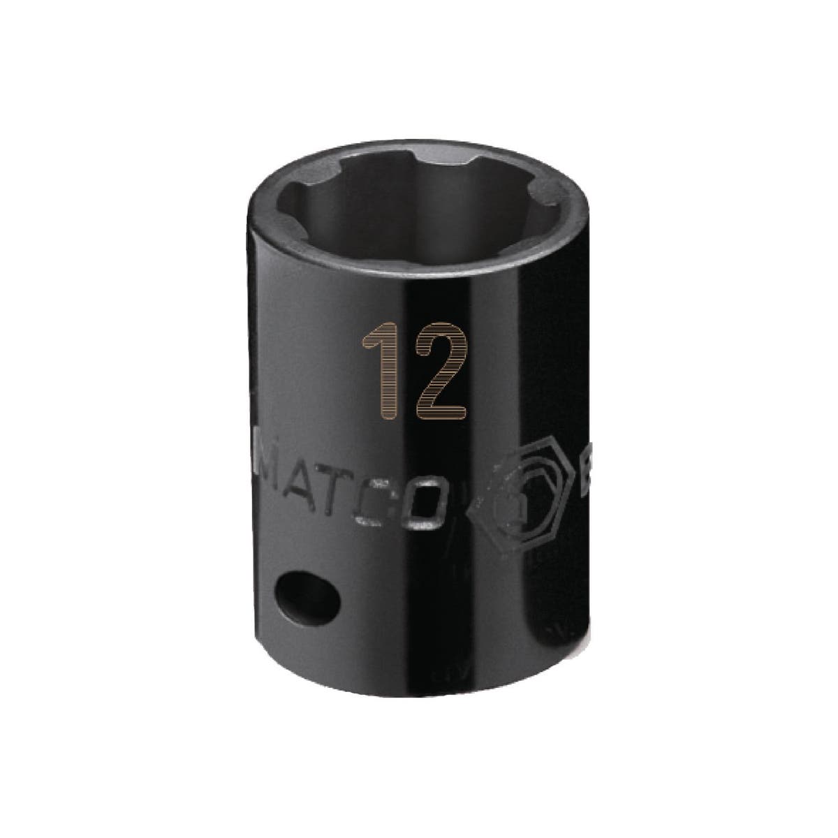 1/4" DRIVE 12 PIECE METRIC PRO NON-SLIP IMPACT SOCKET SET SAPMA12R ...