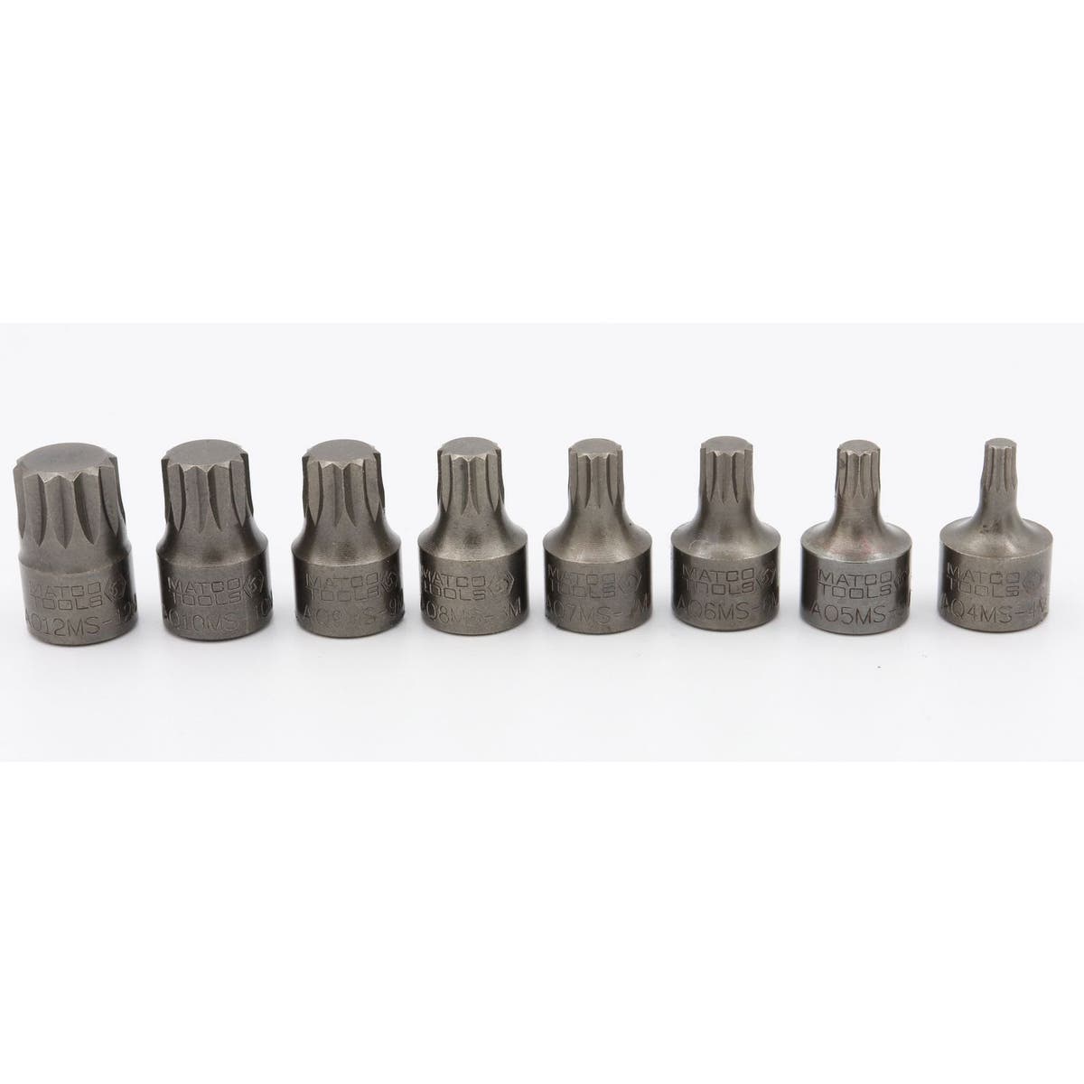 8 PIECE 1/4" DRIVE STUBBY TRIPLE SQUARE SET SAX8 | Matco Tools