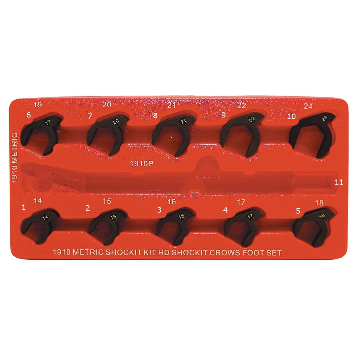 10 PIECE METRIC SHOCKIT CROWS FOOT LT1910 | Matco Tools