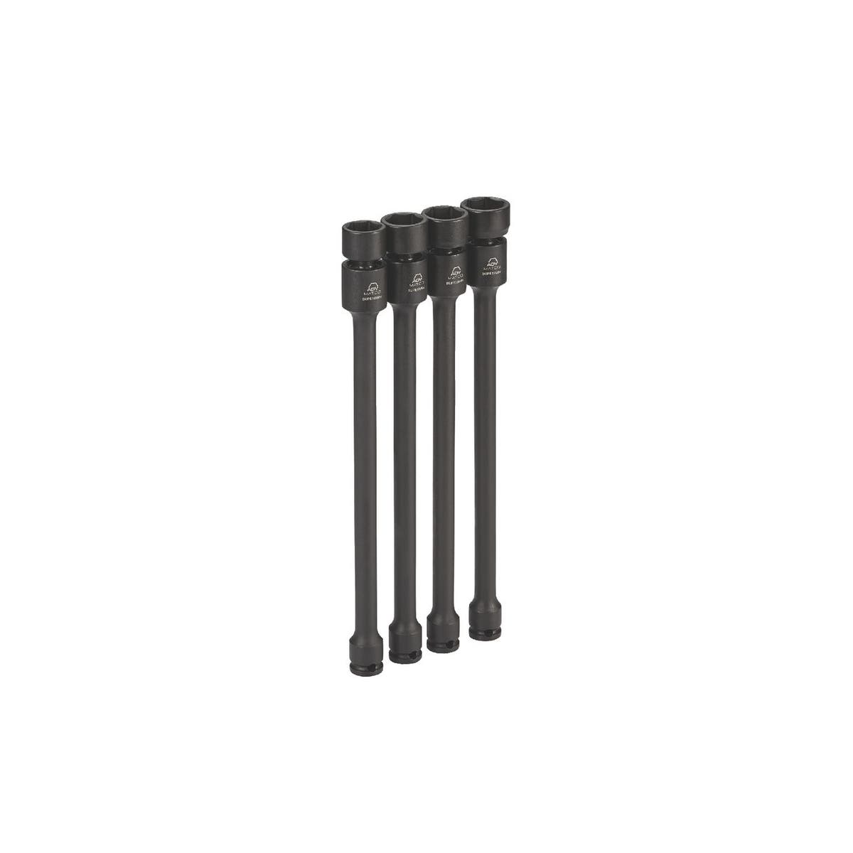 3/8" DRIVE 4 PIECE ADV IMPACT METRIC 6 POINT LONG UNIVERSAL EXTENSION ...