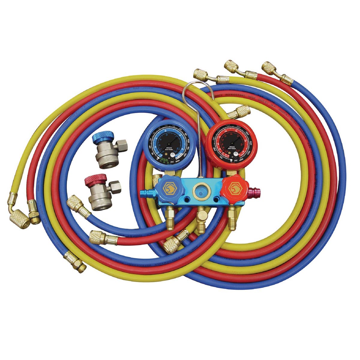 DUAL ALUMINUM BLOCK WITH 2 SETS OF 72" HOSES AC98772A | Matco Tools