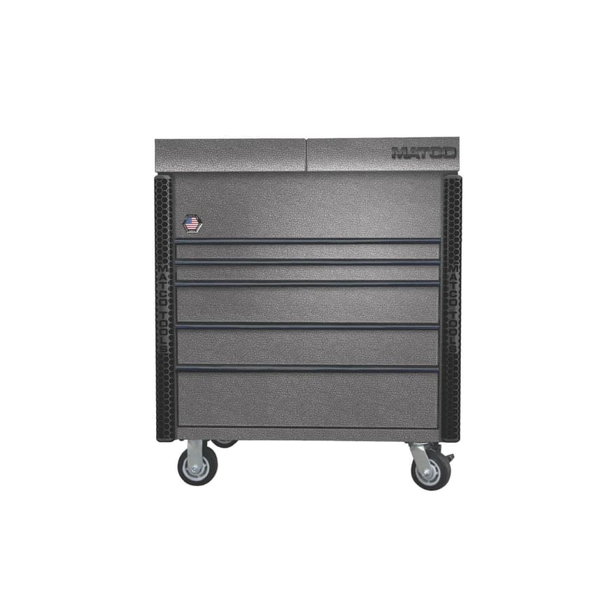 36” x 22” JSC653 SLIDING TOP TOOL CART (SILVER VEIN/BLACK) JSC653-SSB ...