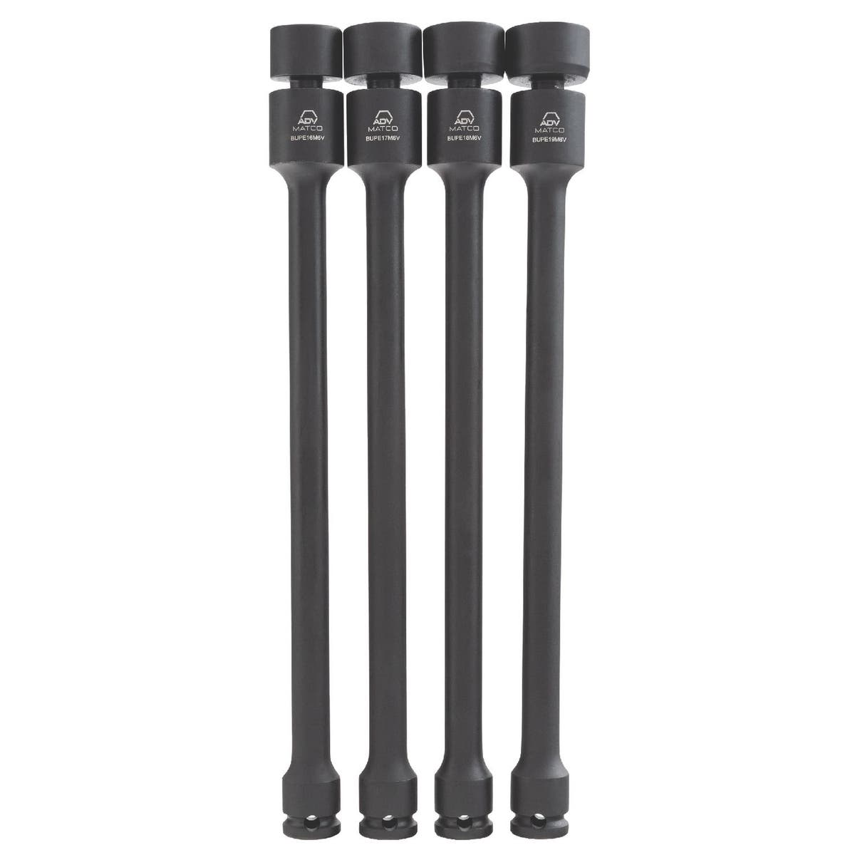 3/8" DRIVE 4 PIECE ADV IMPACT METRIC 6 POINT LONG UNIVERSAL EXTENSION ...