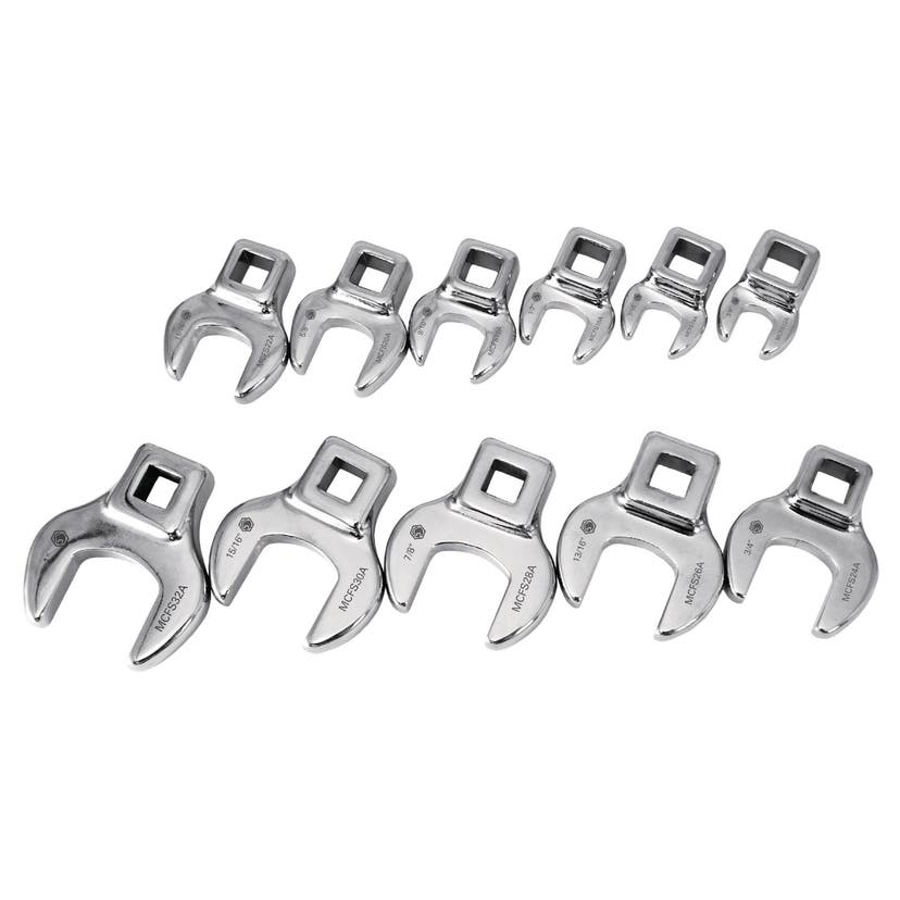 11 PIECE 3/8" DRIVE SAE CROWFOOT WRENCH SET SMCFS11 | Matco Tools