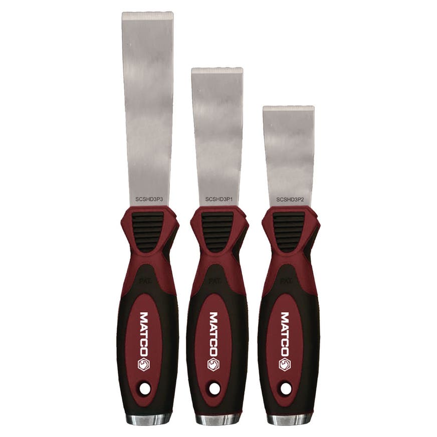 3 PIECE HEAVY-DUTY SCRAPER SET SCSHD3P | Matco Tools