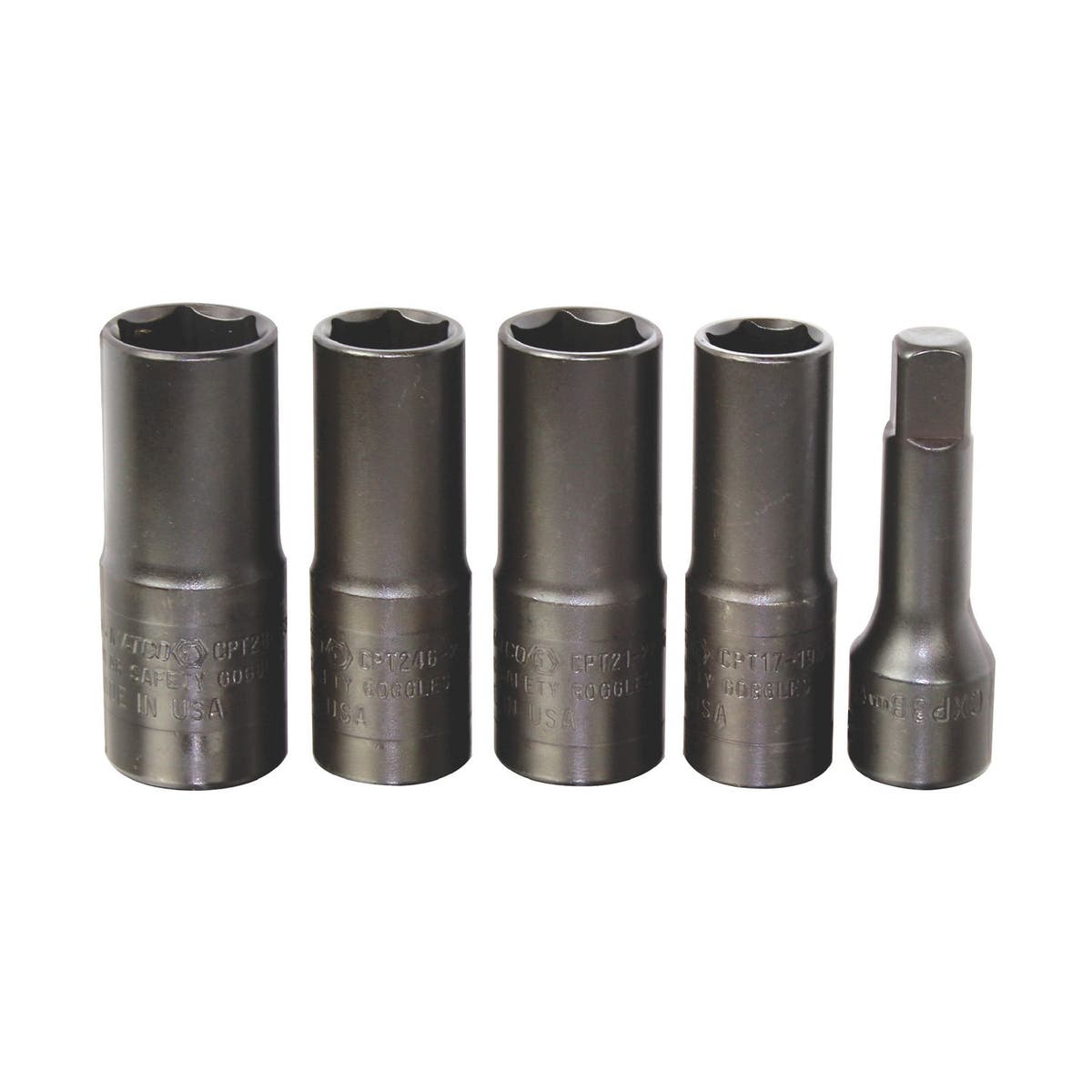 1/2" DRIVE 5 PIECE THIN WALL IMPACT SOCKET SET SCPT56PTB | Matco Tools