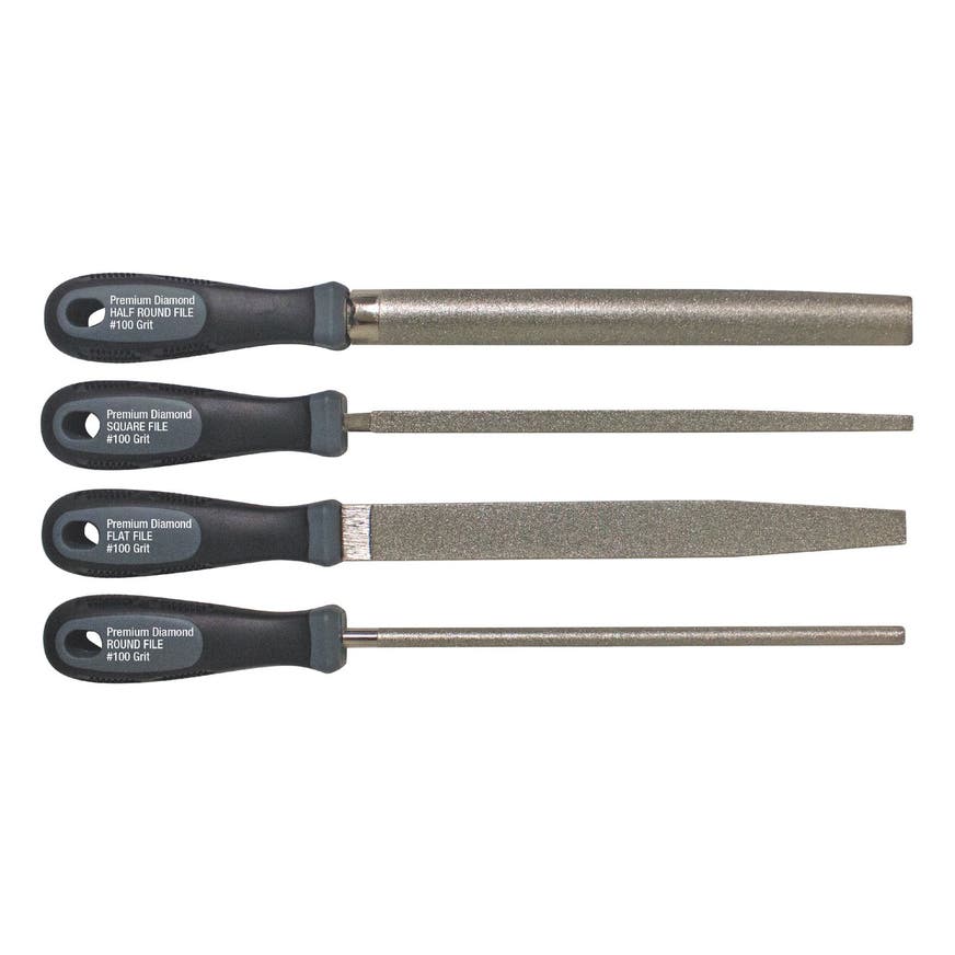 4 PIECE 8" DIAMOND FILE SET DFS8 | Matco Tools