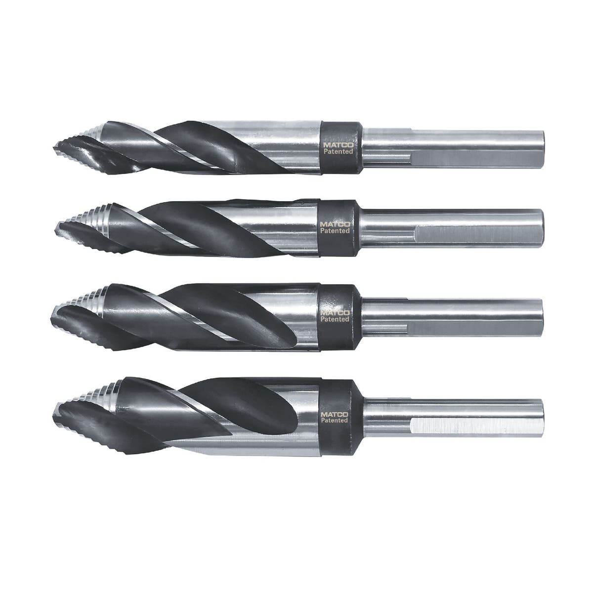 HYPER-STEP HIGH-SPEED EXTRA LARGE DRILL BIT SET, 4 PIECE DB4HSXL ...