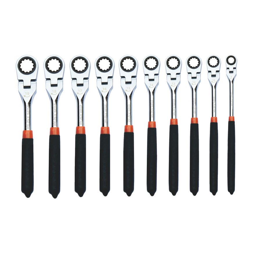 10 PIECE METRIC FLEX RATCHETING WRENCH SET SRFM102PA | Matco Tools