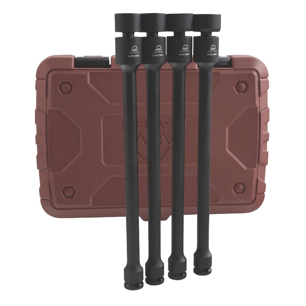 3/8" DRIVE 4 PIECE ADV IMPACT METRIC 6 POINT LONG UNIVERSAL EXTENSION ...