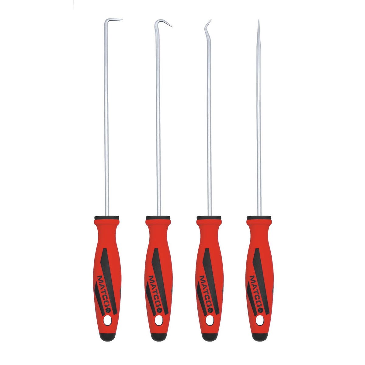 4 PIECE LONG HOOK AND PICK SET - RED HP4LRC | Matco Tools