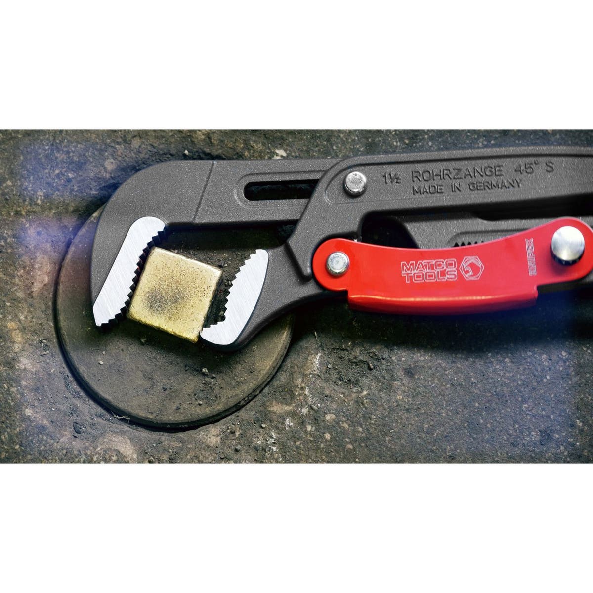 KNIPEX 22" SWEDISH PIPE WRENCH WITH QUICK ADJUSTMENT SPW22A | Matco Tools