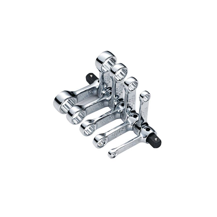 9 PIECE 3/8" DRIVE SAE 12 POINT TORQUE ADAPTER SET SBTA9R | Matco Tools