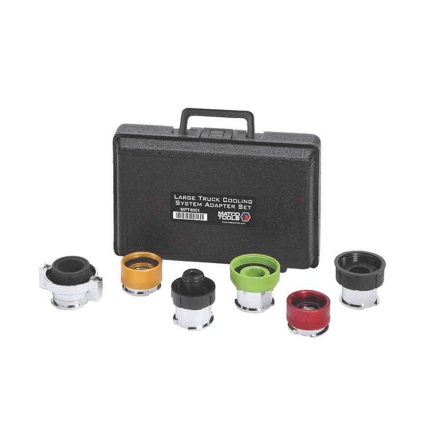 COOLING SYSTEM ADAPTER SET FOR LARGE TRUCKS MPT4001 | Matco Tools