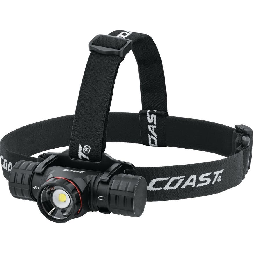 COAST 2,000 LUMENS MULTI-PURPOSE RECHAREGABLE DUAL POWER HEADLAMP ...