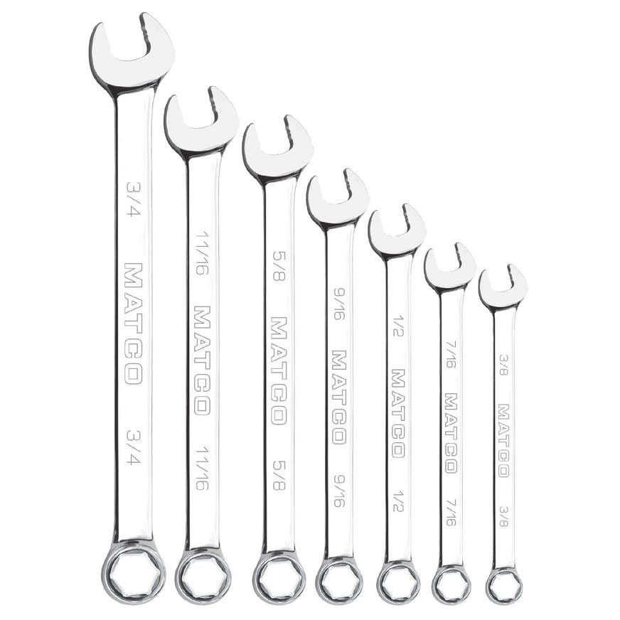 7 PIECE STANDARD SAE STATIC WRENCH SET SMC76K | Matco Tools
