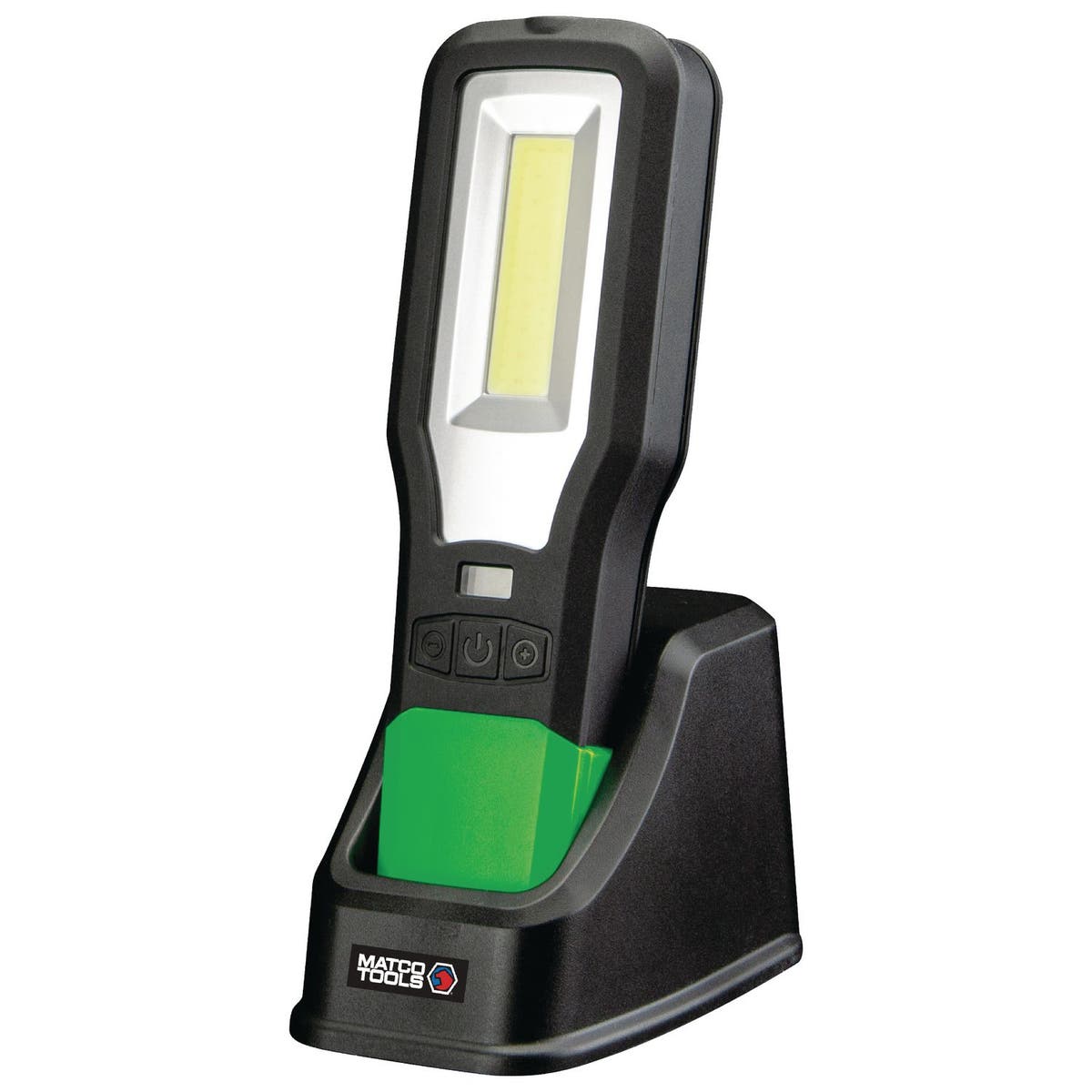 10W COB 360° SWIVEL RECHARGEABLE WORKLIGHT WITH UV LIGHT - GREEN ...