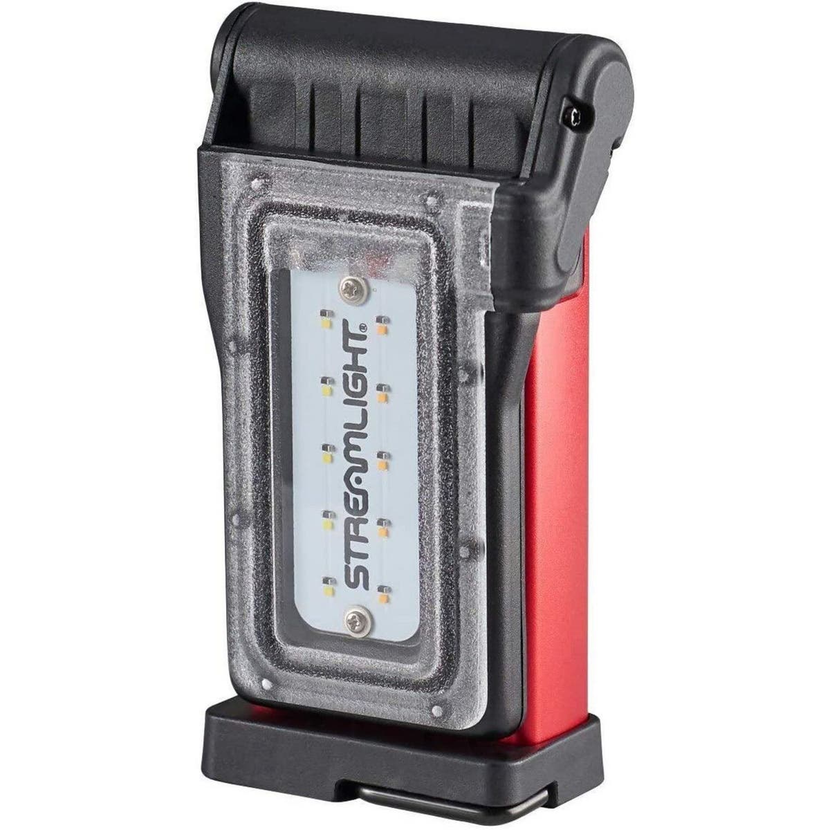STREAMLIGHT FLIPMATE 500 LUMENS LED RECHARGEABLE WORK LIGHT-RED M61501 ...
