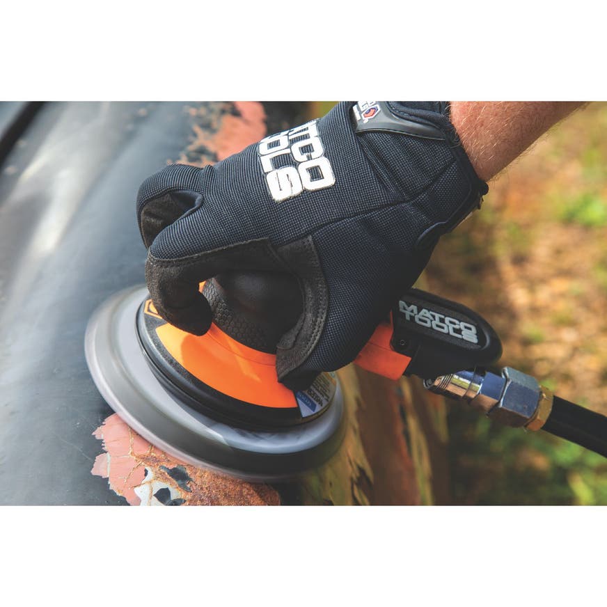 3/16" RANDOM ORBITAL PNEUMATIC LOW NOISE 6" PALM SANDER - ORANGE ...