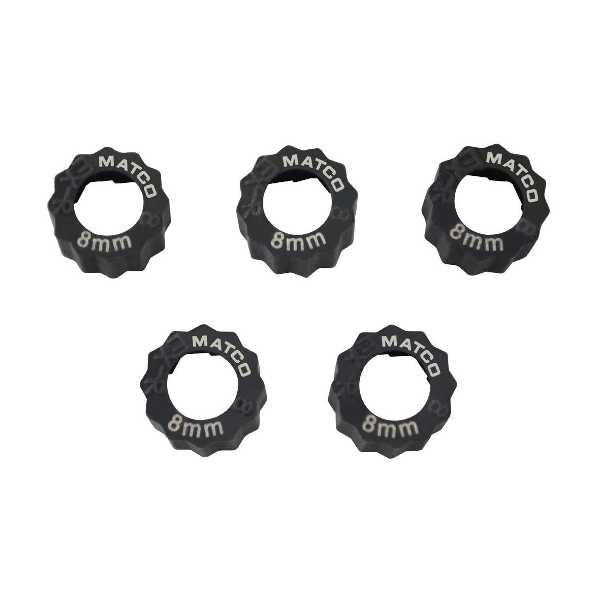 12 PIECE HEX GRIP EXTRACTOR RINGS HGEXR12 | Matco Tools