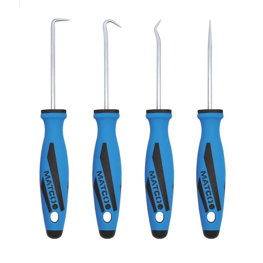 4 PIECE MINI HOOK AND PICK SET - BLUE HP4BC | Matco Tools