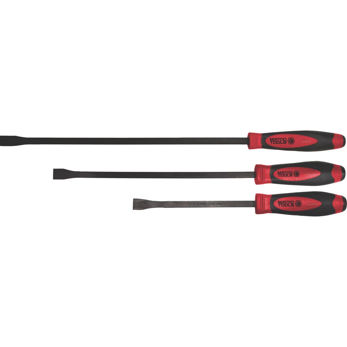 3 PIECE STRAIGHT TIP PRY BAR SET - RED PRSR3PC | Matco Tools