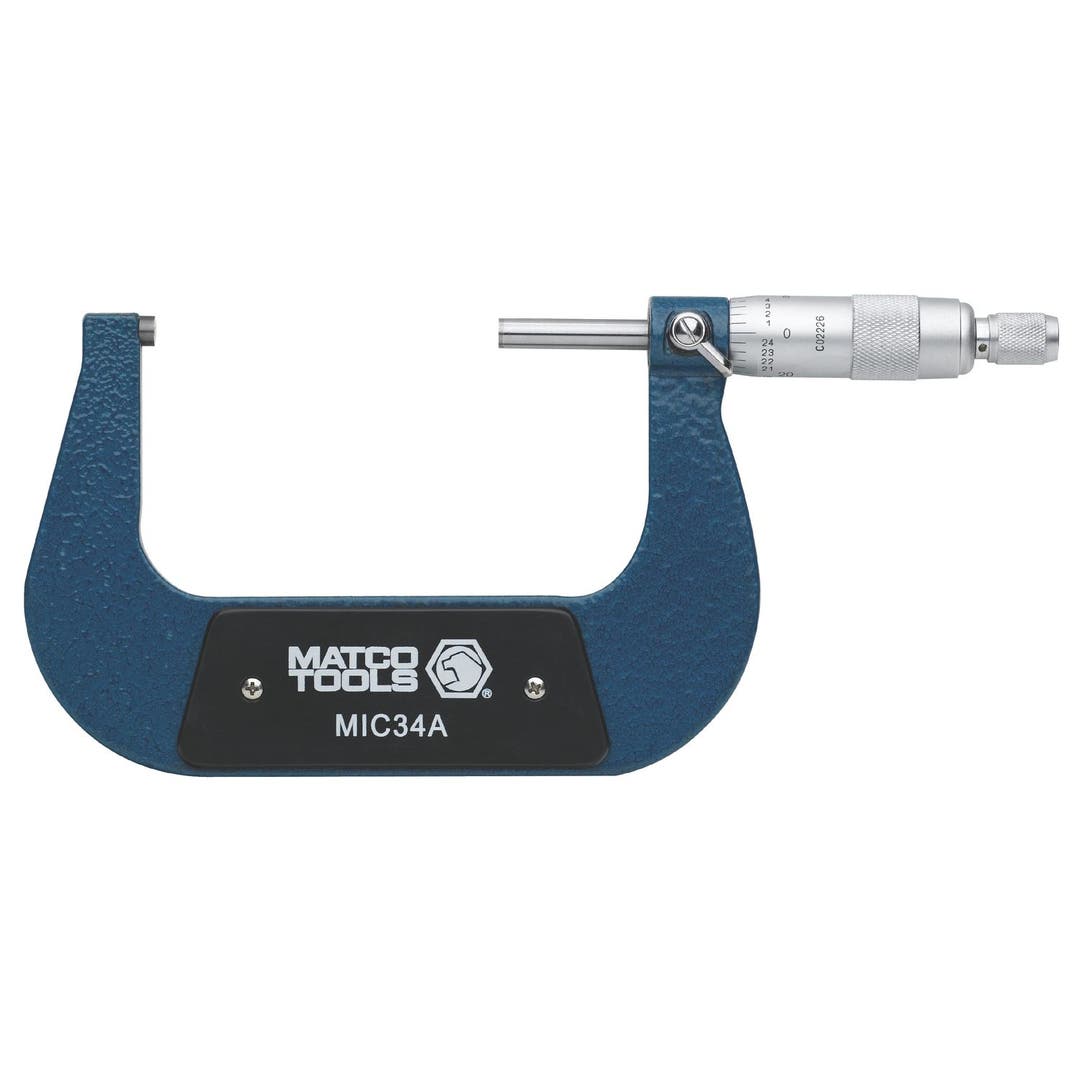4 PIECE 0-4" OUTSIDE MICROMETER SET MICSET4A | Matco Tools