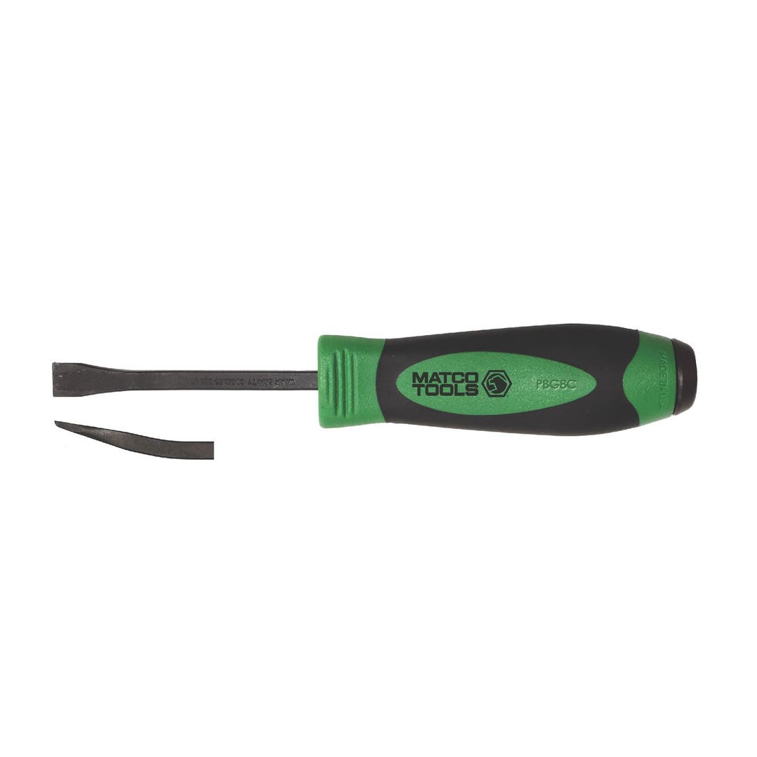 4 PIECE CURVED TIP PRY BAR SET - GREEN PBSG4C | Matco Tools