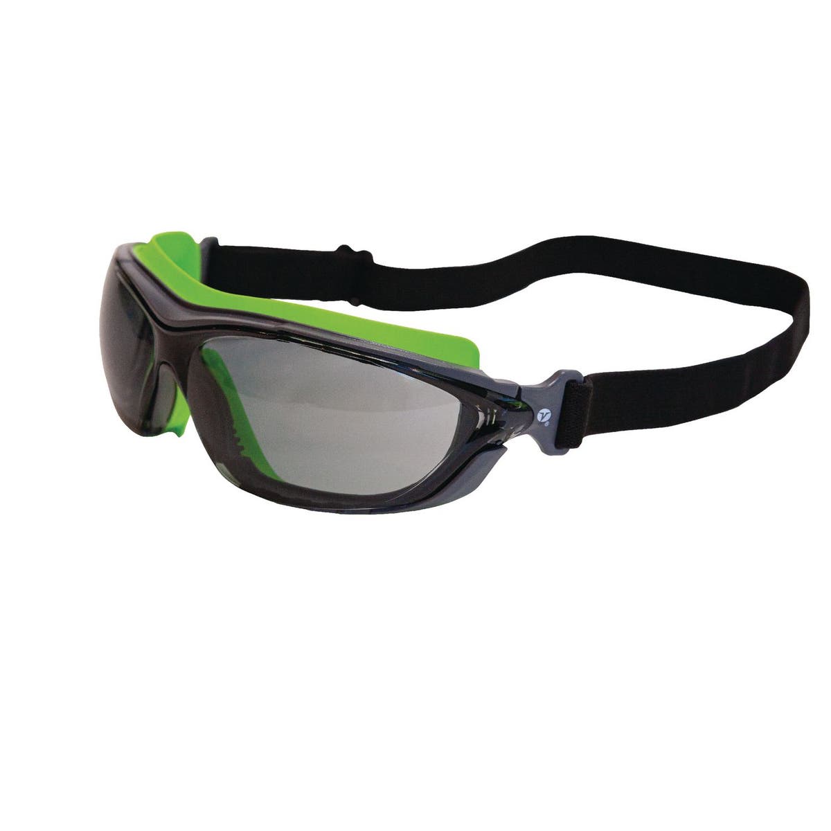 VERATTI® PRIMO™ PLUS SAFETY GOGGLES, GRAY & GREEN FRAME WITH GRAY LENS ...