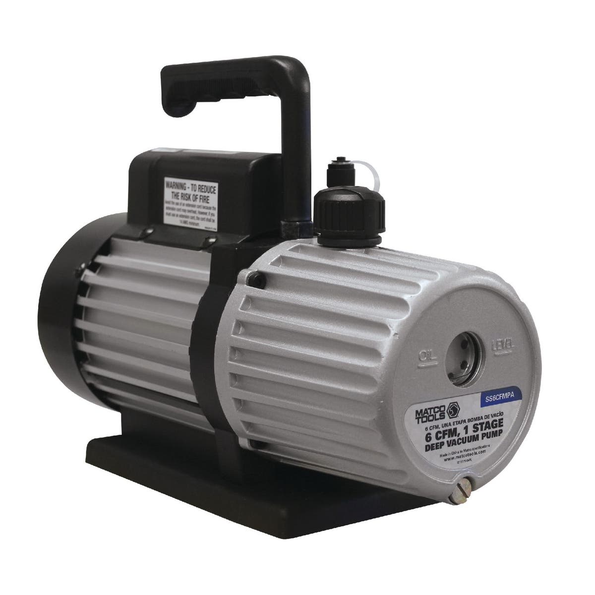 6 CFM VACUUM PUMP SS6CFMPA | Matco Tools